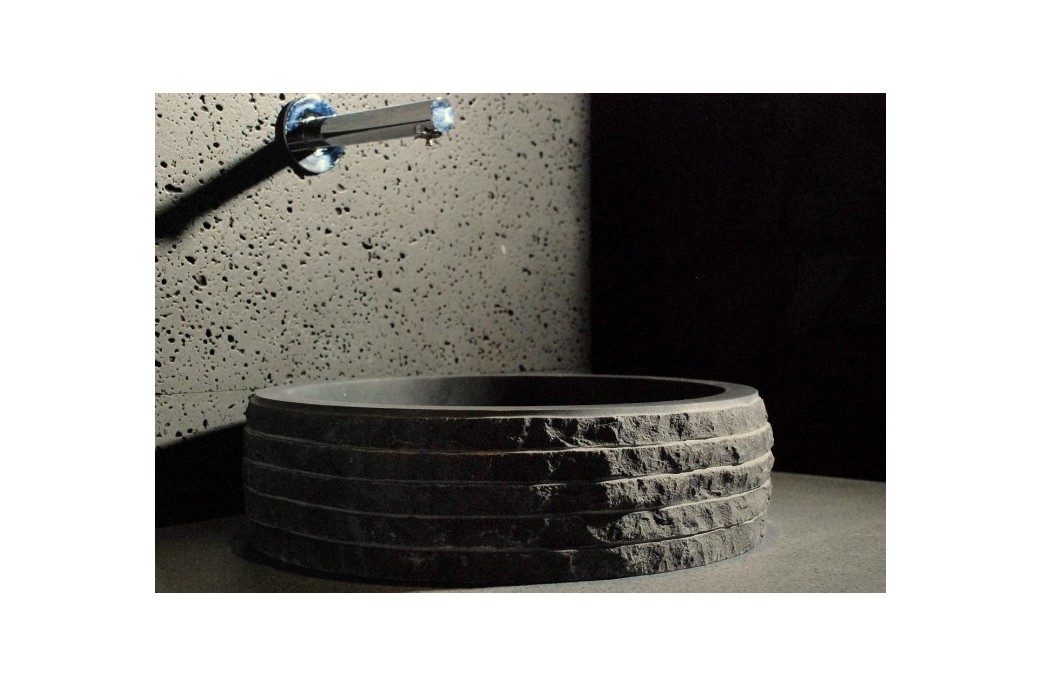 Vasque en pierre naturelle pour salle de bain - LivingRoc